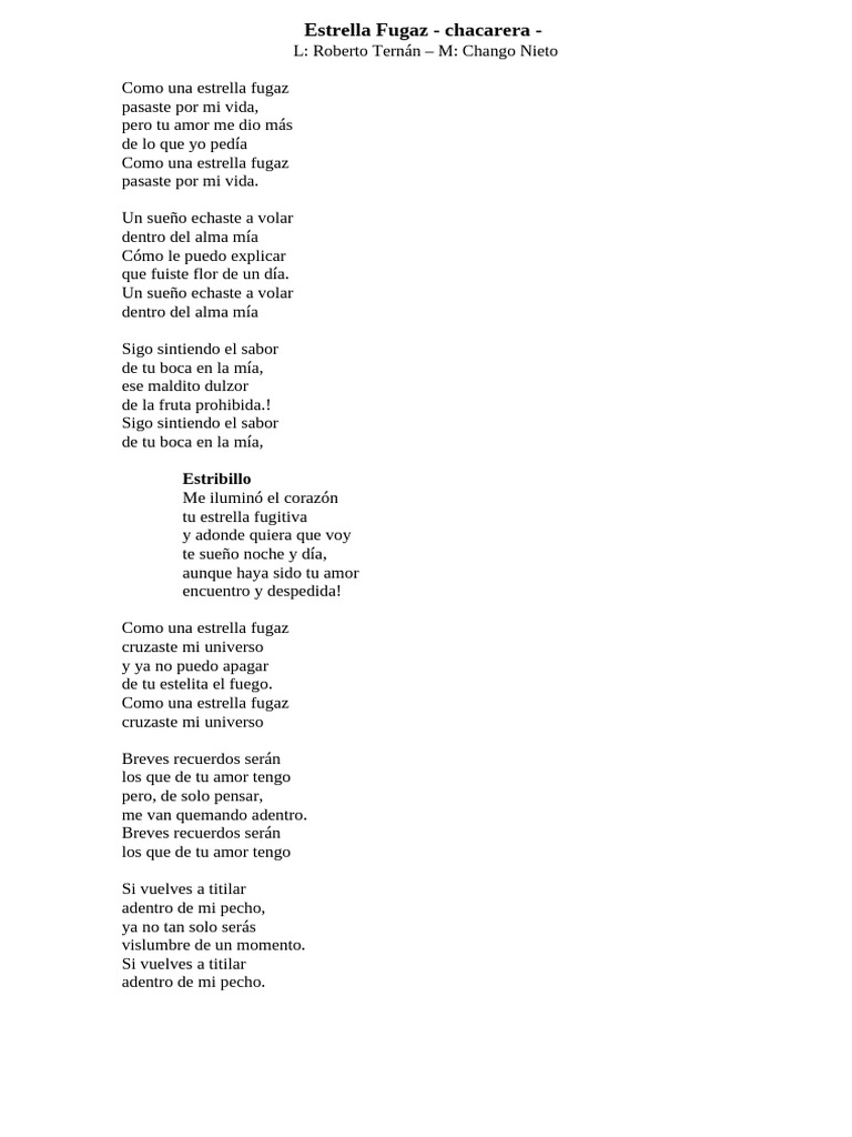 Estrella Fugaz | PDF