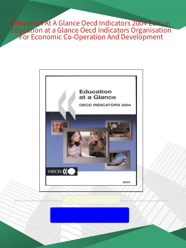 Education At A Glance Oecd Indicators 2004 Edition Education at a Glance Oecd Indicators ...
