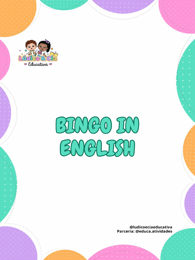Bingo in English | PDF