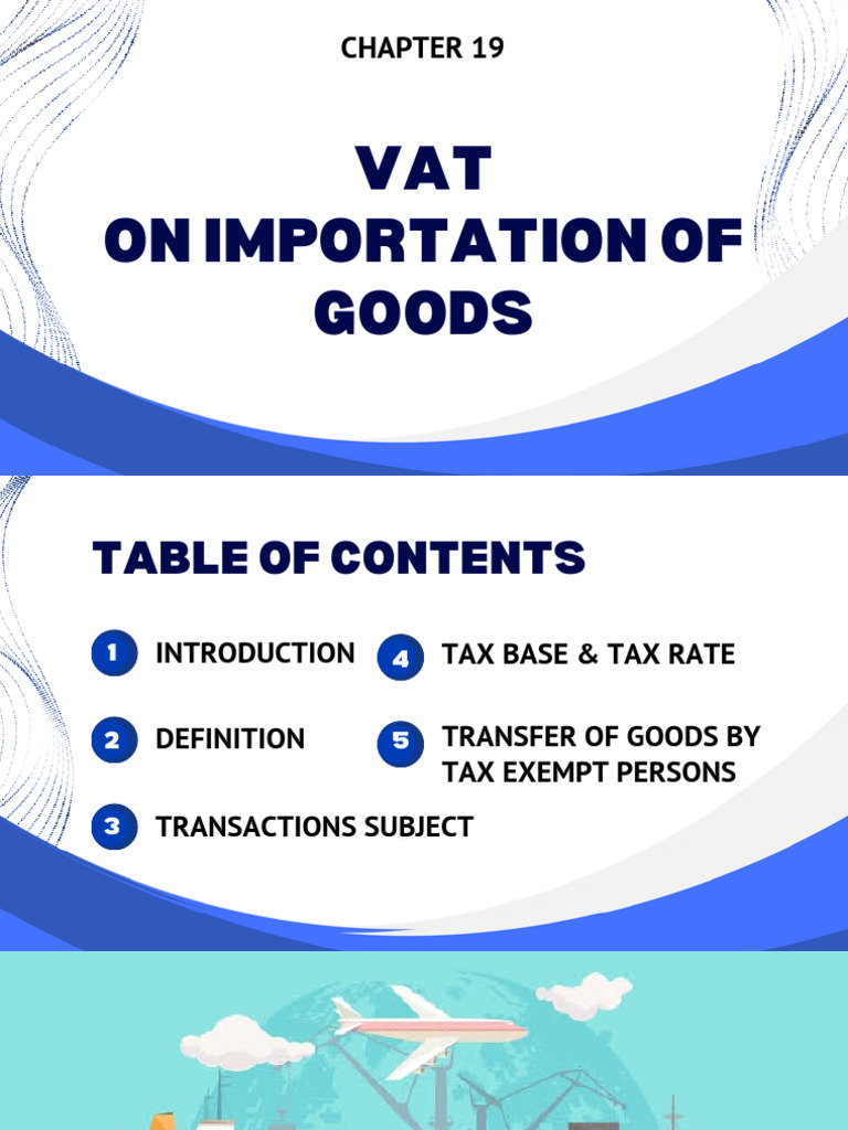 VAT on Goods Importation Guide | PDF | Value Added Tax | Taxes