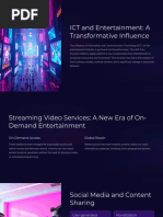 Importance of ICT in Entertainment Industry | PDF | Educational ...