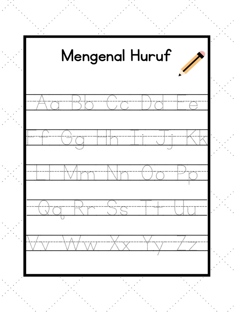Panduan Mengenal Huruf dan Bentuk | PDF