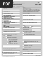 RIDDOR Incident Report Form Guide | PDF | Safety | Prevention