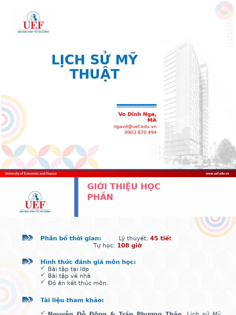 BAI 1 Lich Su My Thuat - Slide Bai Giang | PDF