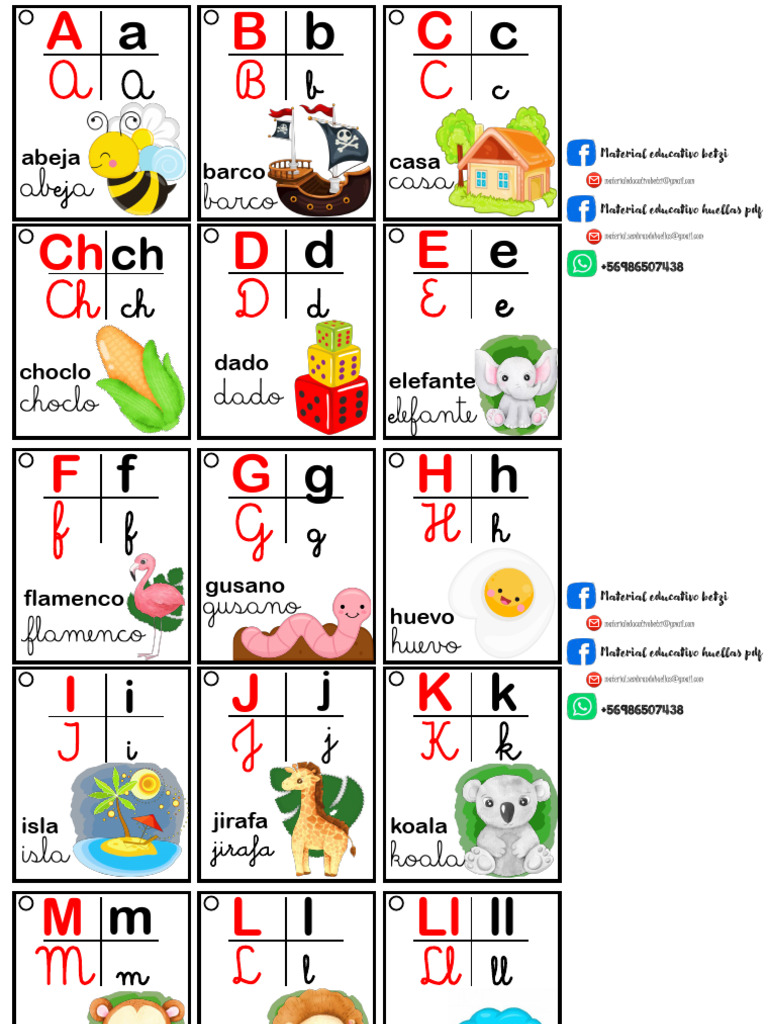 Abecedario para llavero en PDF | PDF