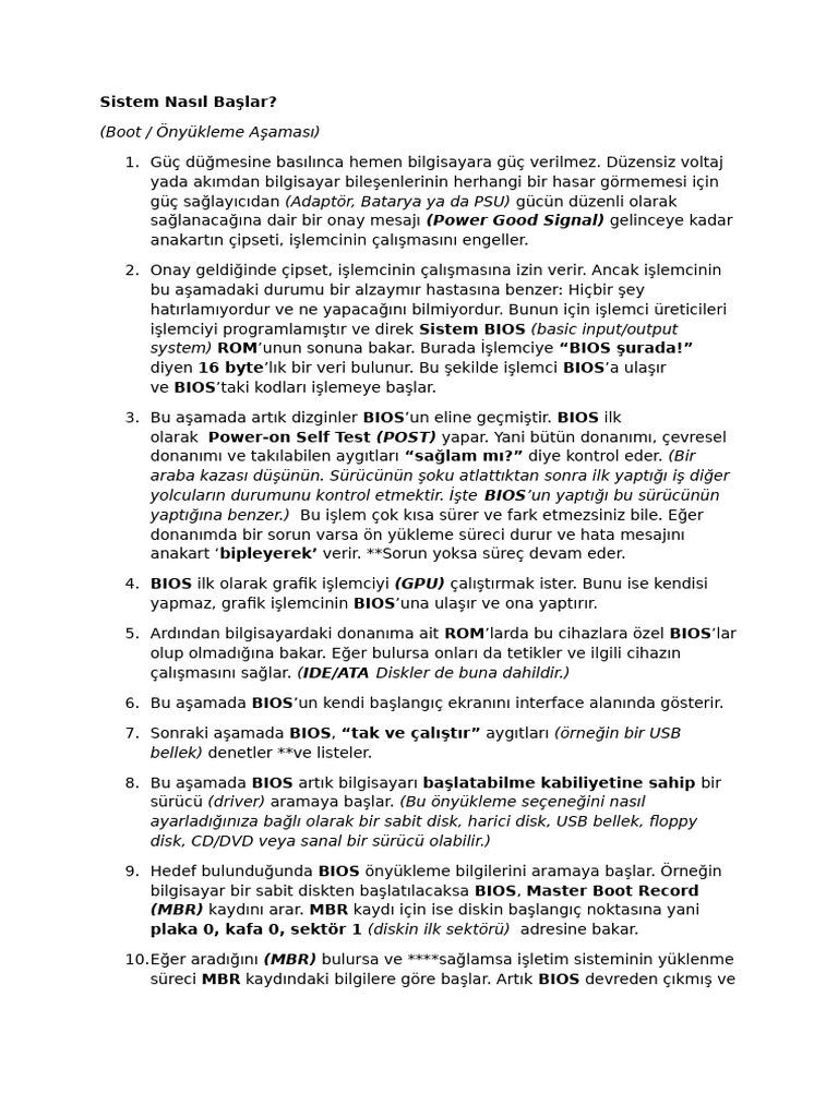 işletim sistemleri | PDF