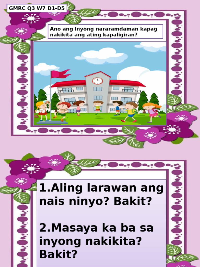 GMRC Q3 Week7 D1-D5 | PDF