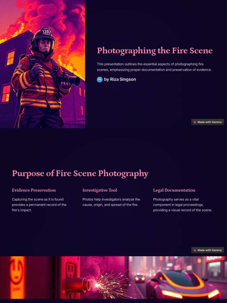 Fire Scene Photography Essentials | PDF | Photograph | Imaging