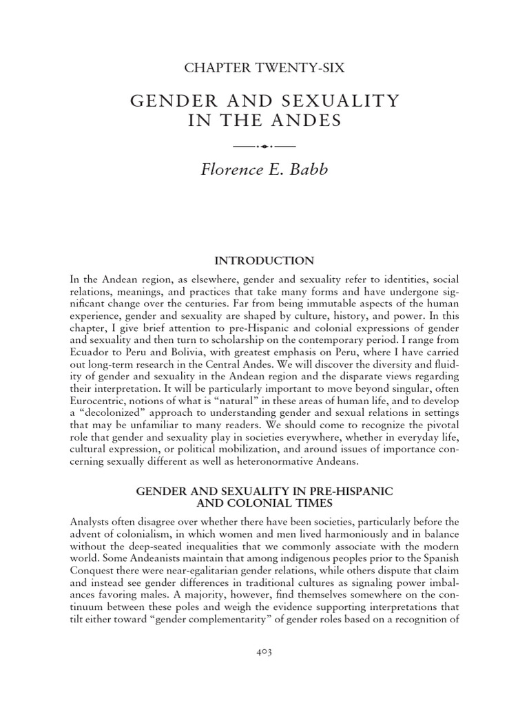 The Andean World (Linda J. Seligmann Kathleen S. Fine-Dare) (Z-Library) - 1-428-442 | PDF ...