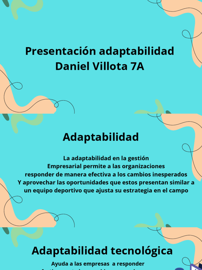 Presentacion Adaptabilidad Daniel Villota 7A | PDF