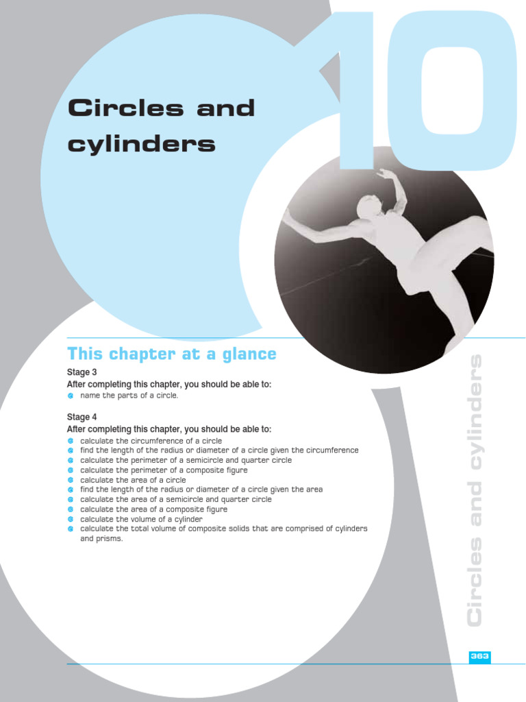 Chapter 10 - Circles and Cylinders | PDF | Circle | Area