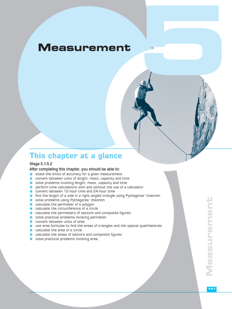 Chapter 5 - Measurement | PDF | Litre | Area