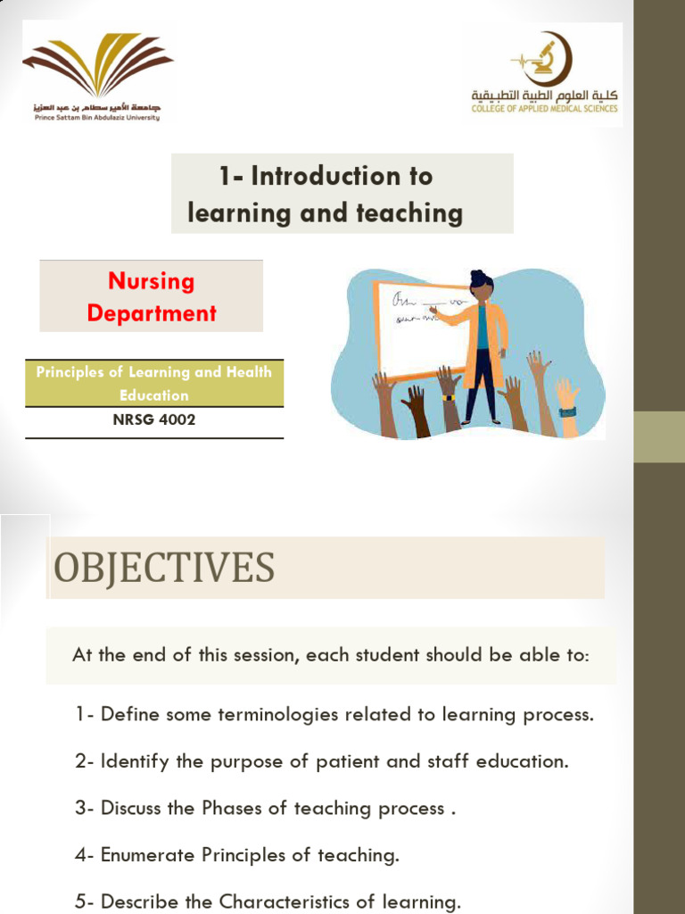 1 - Introduction To Teaching Process | PDF | Learning | Teachers