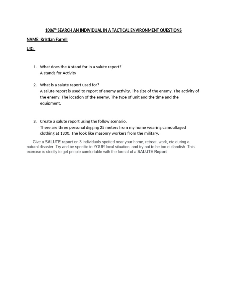 SALUTE Finished | PDF