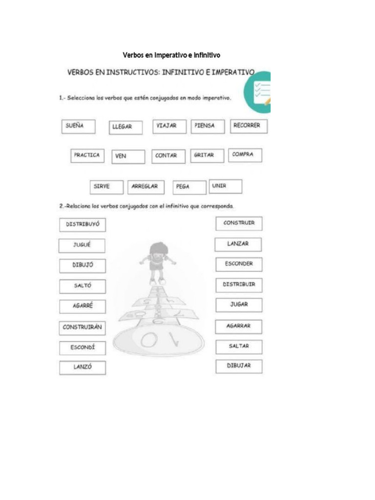Verbos en Imperativo e Infinitivo | PDF