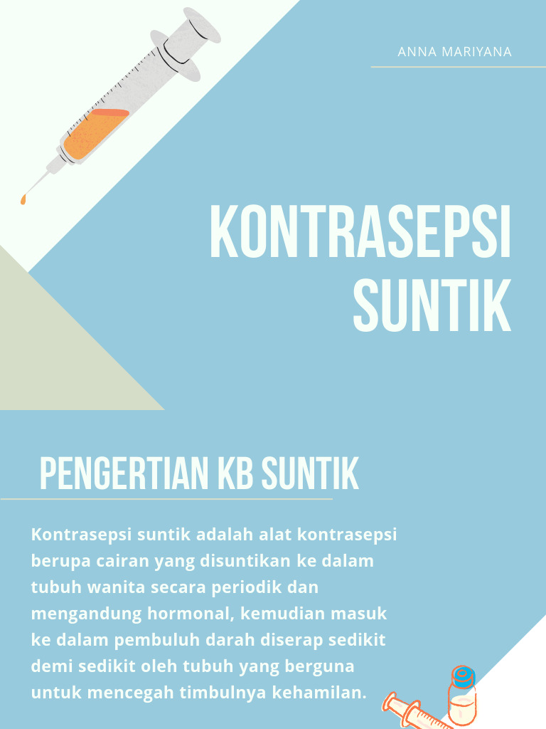 KONTRASEPSI SUNTIK | PDF