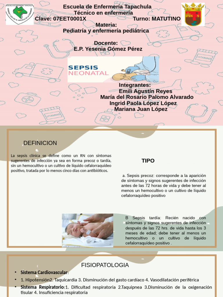Sepsis Neonatal: Definición y Tratamiento | PDF | Septicemia | Meningitis