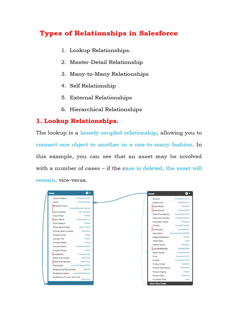 Types_of_Relationship_in_Salesforce__1704142924 | PDF | Hierarchy ...