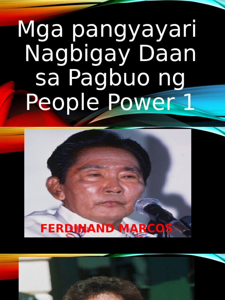 Aral Pan Naiisa-Isa Ang Mga Pangyayari Na Nagbigay Daan Sa Pagbuo NG ...