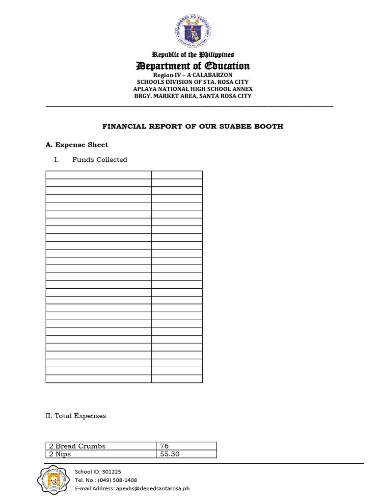 FINANCIAL-REPORT-BKD-BOOTH (2) (1) | PDF | Foods | Cuisine