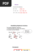 Algebraic Fractions Revision Practice Grid Answers - DR Austin Maths ...