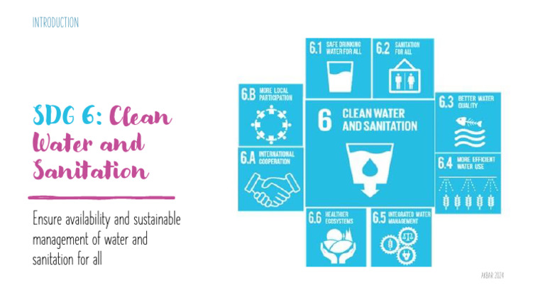 SDG 6: Clean Water & Sanitation Goals | PDF