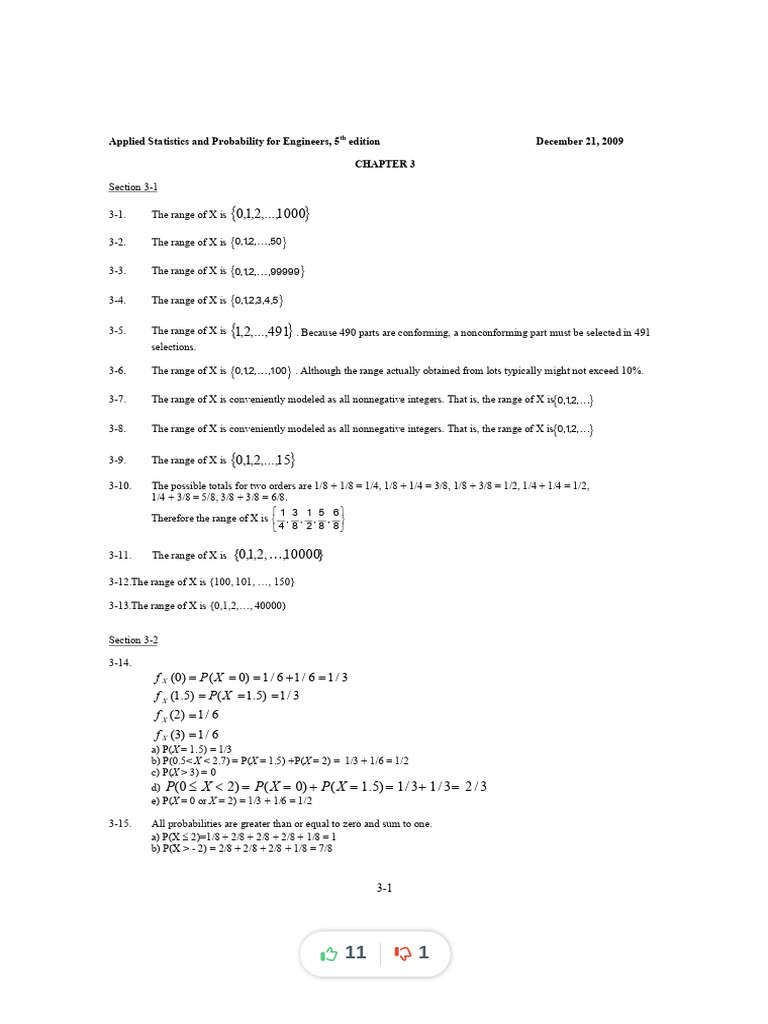 Applied Statistics and Probability for Engineers 5th Edition Chapter3 Compress | PDF | Applied ...