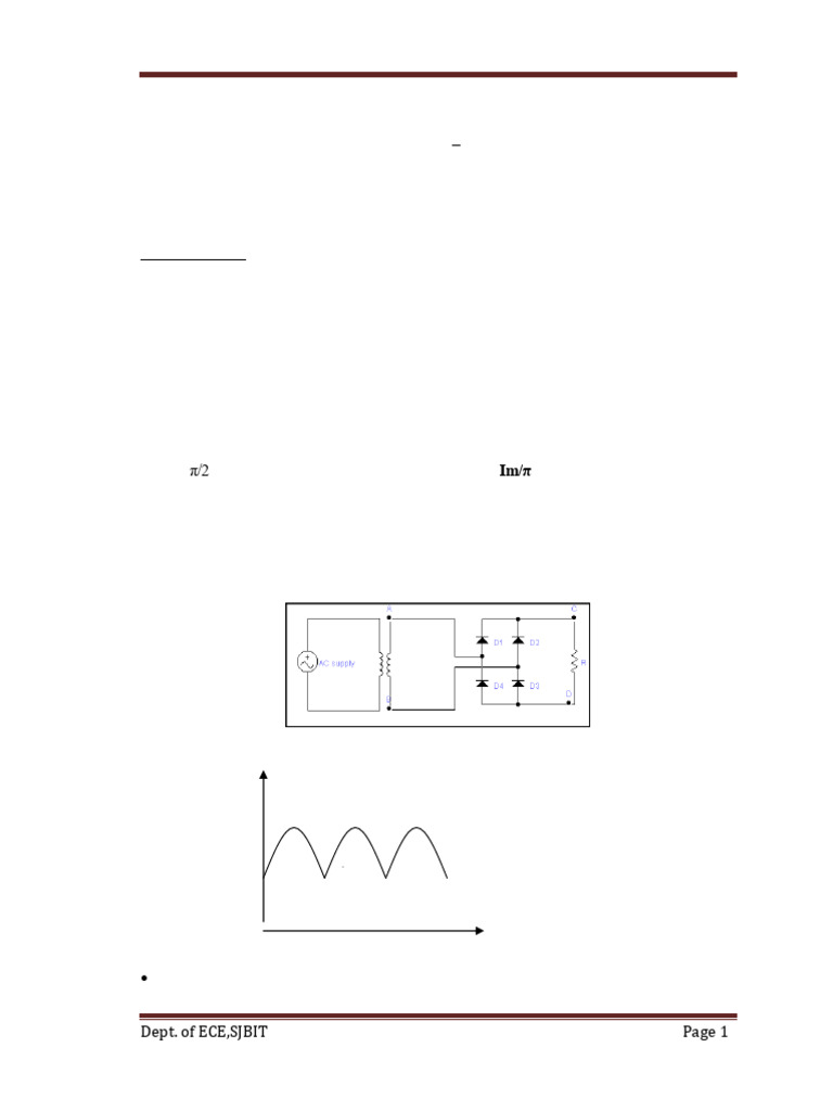 Ece I Basic Electronics 10eln 15 Solution | PDF | Rectifier | Diode