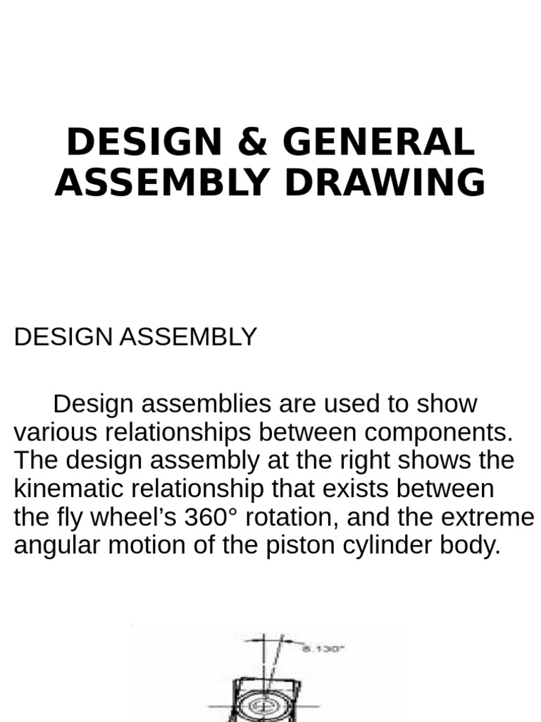 DESIGN AND GENERAL ASSEMBLY DRAWING | PDF