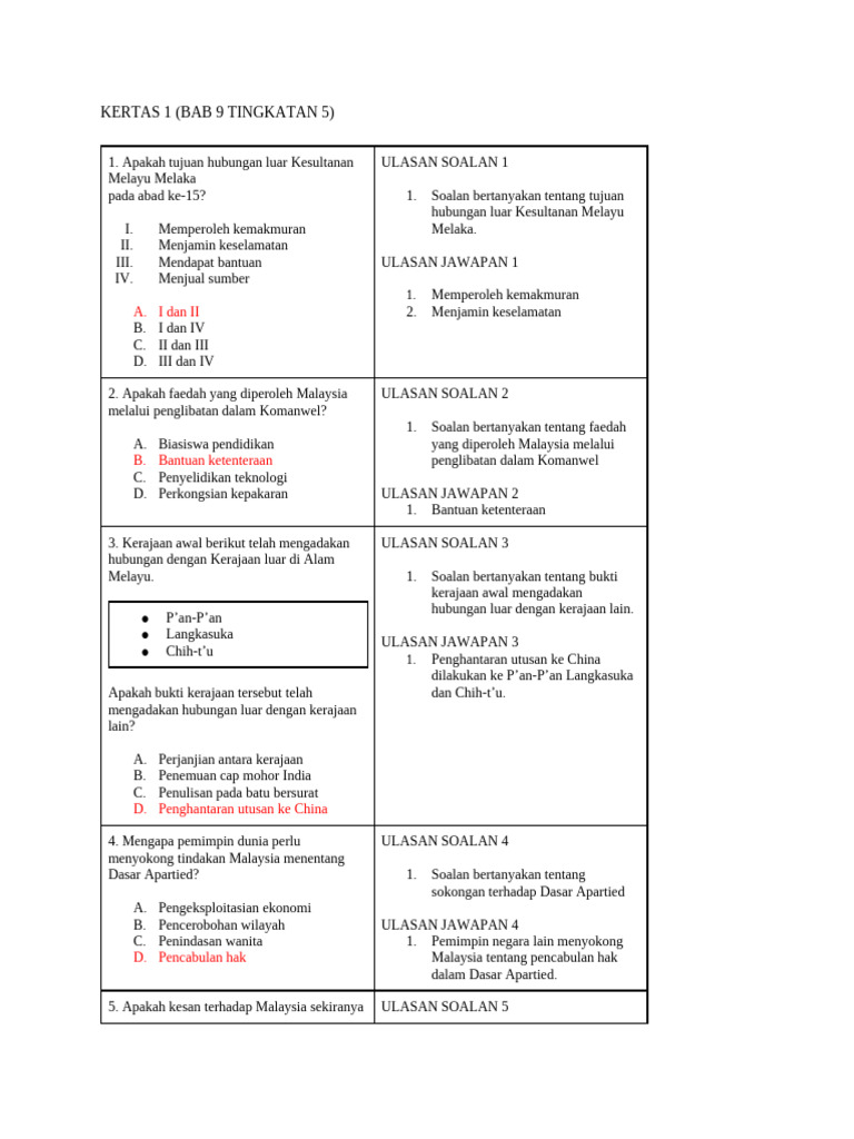 Bab 9 Ting 5 | PDF