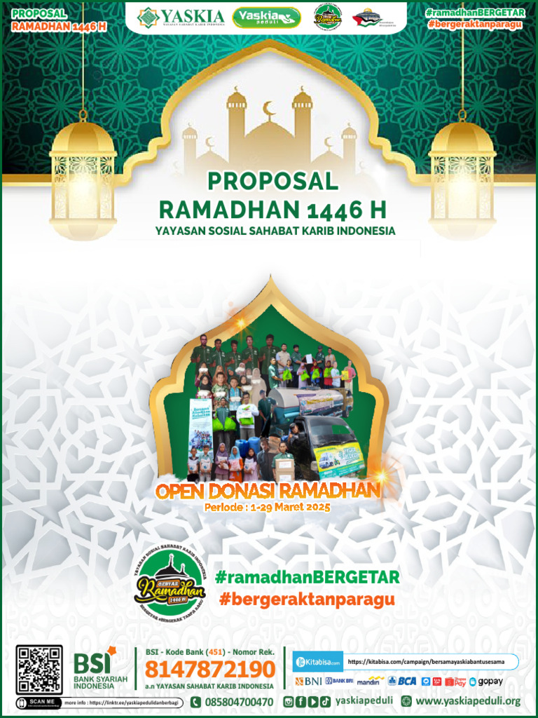 Proposal Ramadhan 1446 h - Yaskia Peduli | PDF