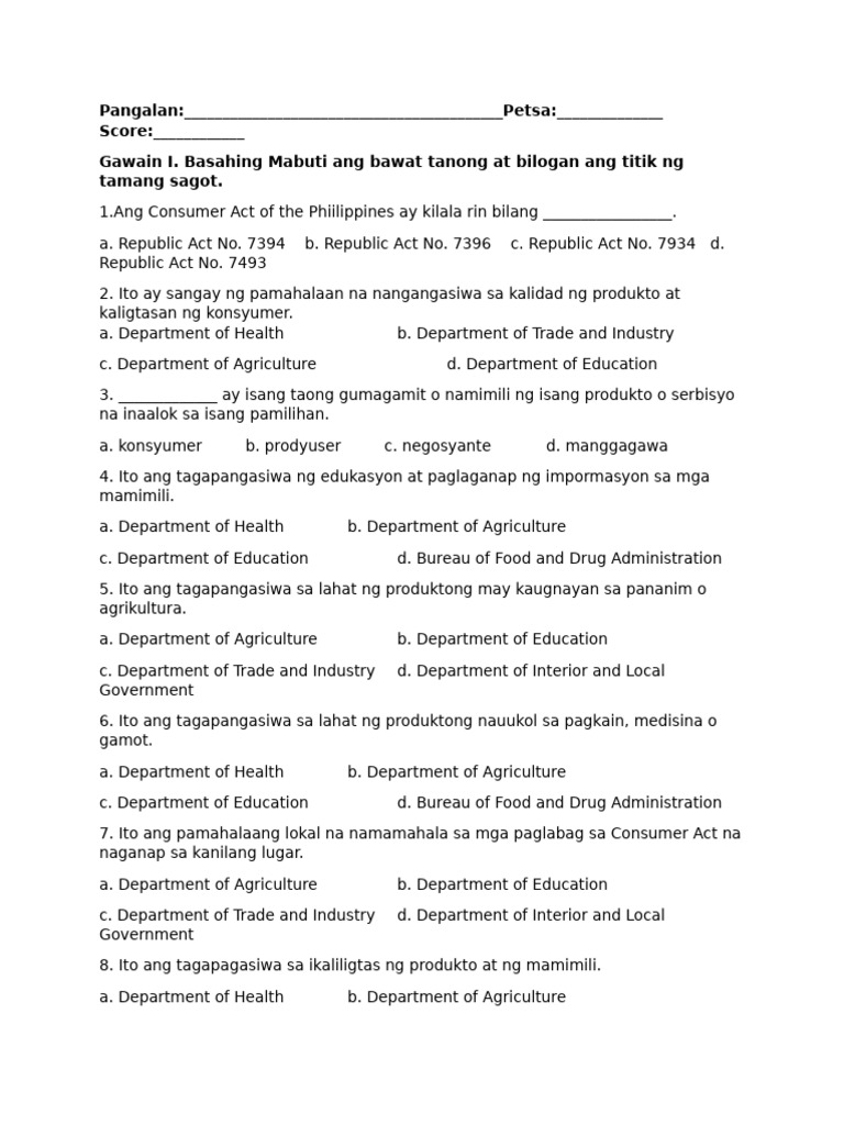 Summative Test AP 9 | PDF
