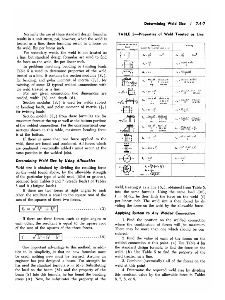 Section Props - Treated As A Line | PDF