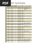 2025 Payroll Calendar AHS | PDF | Business | Expense