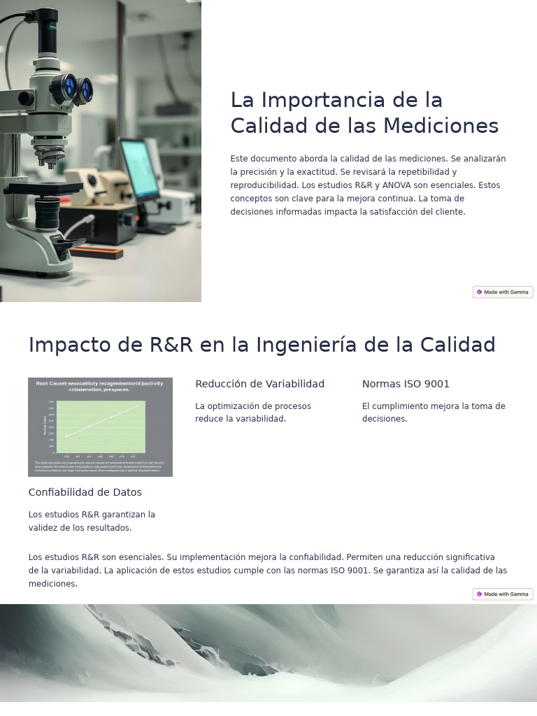 La Importancia de La Calidad de Las Mediciones | PDF