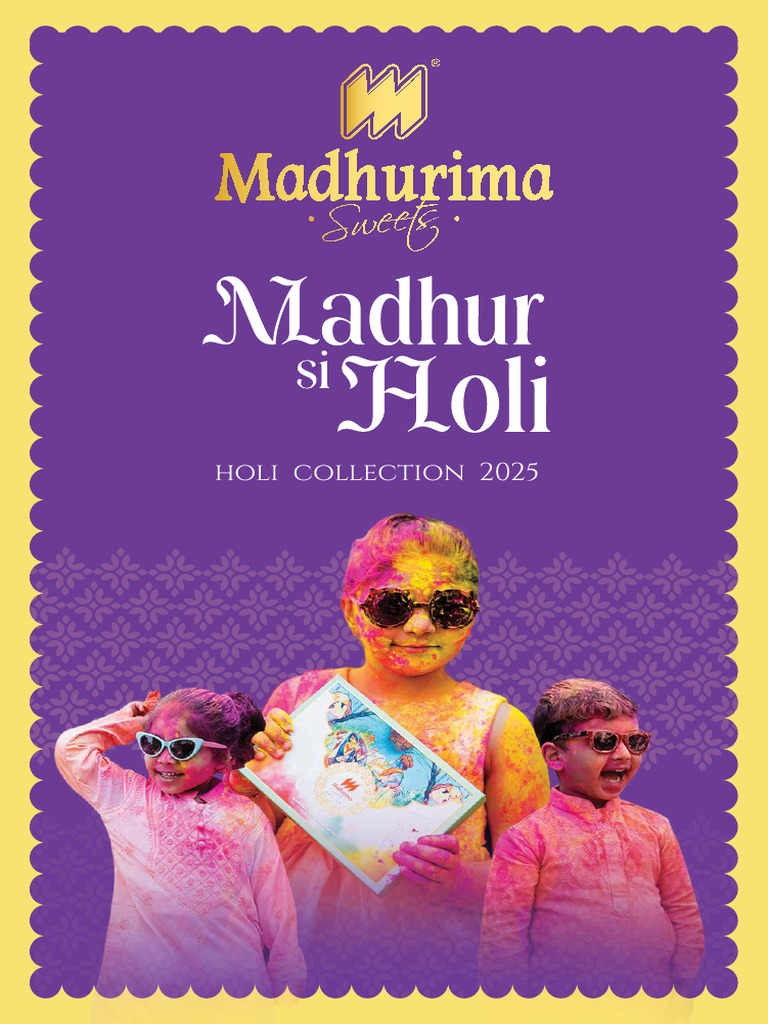 Madhurima Sweets Holi Collection 2025 | PDF | Foods | Vegan Cuisine