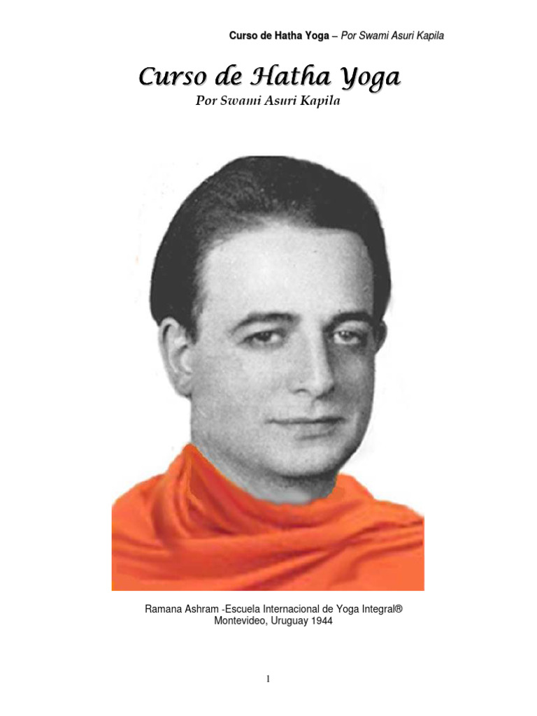 Curso de Hatha Yoga Por Swami Asuri Kapi-38286327 | PDF | Yoga | Asana