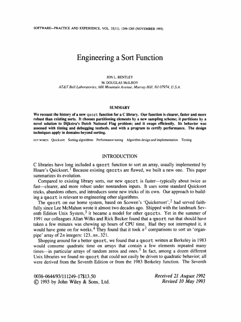 Optimized qsort Function for C Libraries | PDF | Integer (Computer Science) | Computer Programming