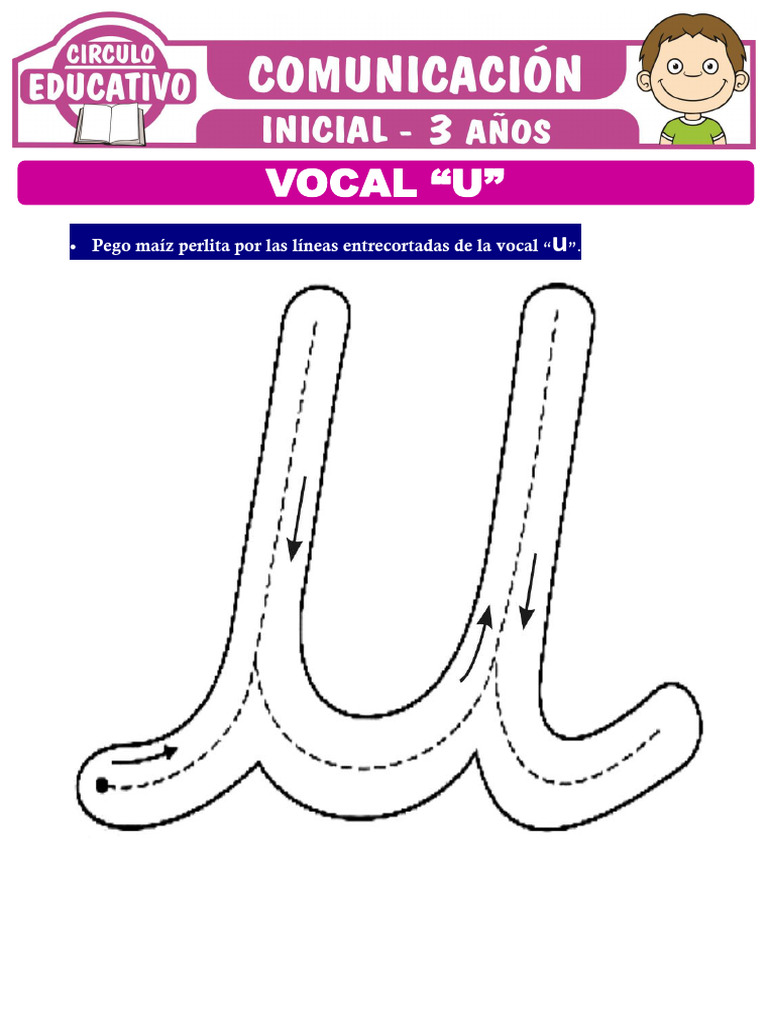 Vocal U - 3 Años | PDF