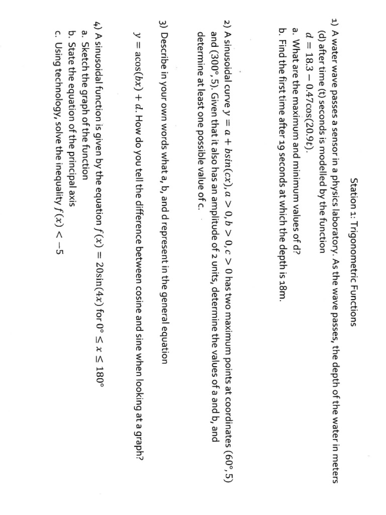 Unit 7 Review Stations | PDF