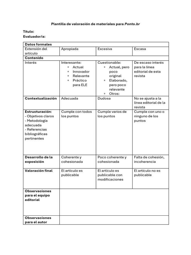 plantilla-valoraci-n-materiales | PDF