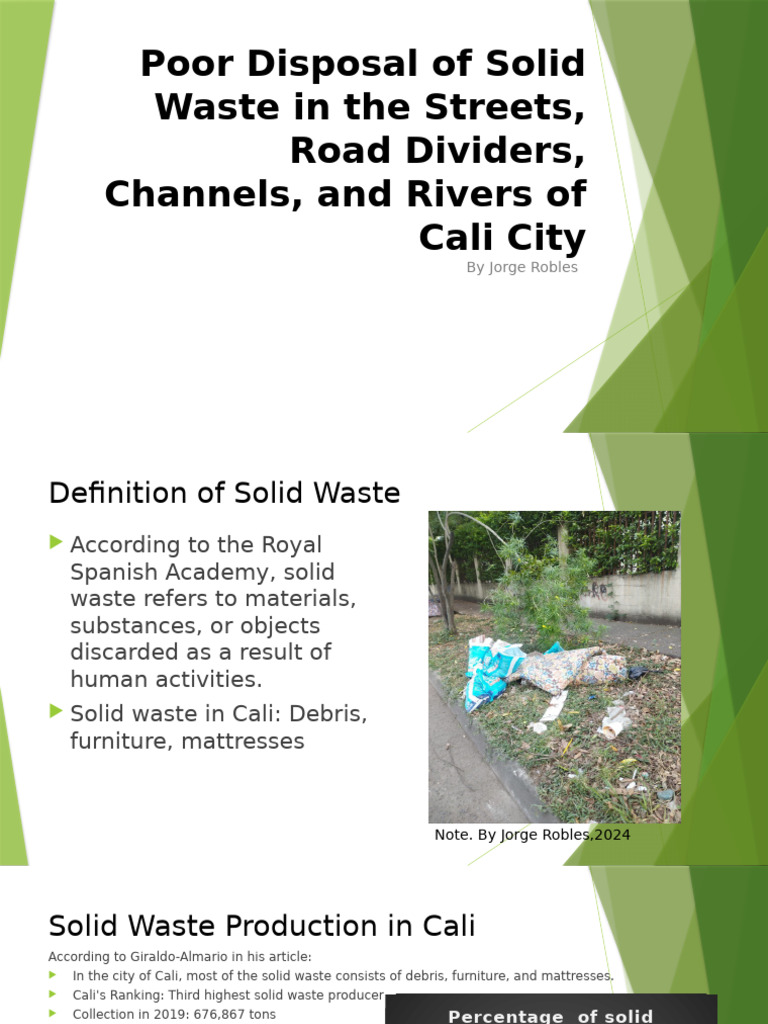 Poor Disposal of Solid Waste in the Streets | PDF | Waste | Waste ...