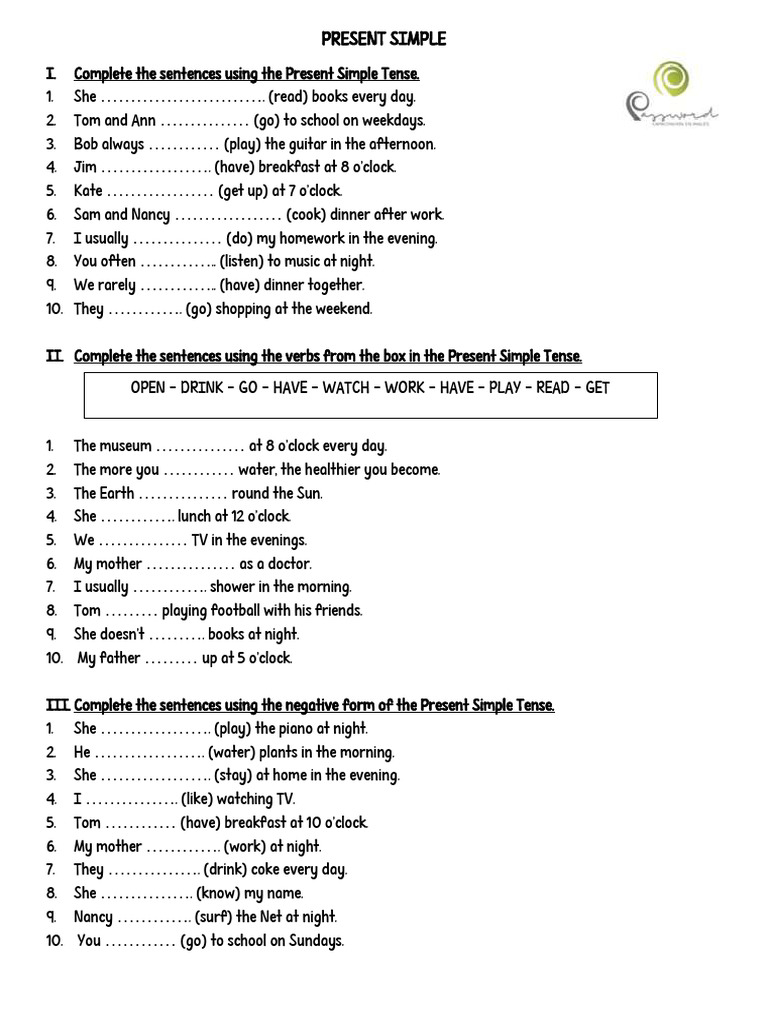 Present Simple - Adults I | PDF | Linguistics