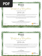 BSAFE - EN - Course Certificate - BSAFE | PDF