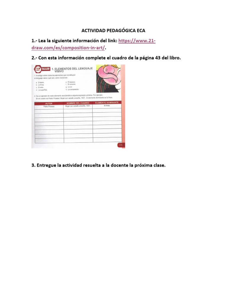 Actividad Pedagógica Eca Segundo | PDF
