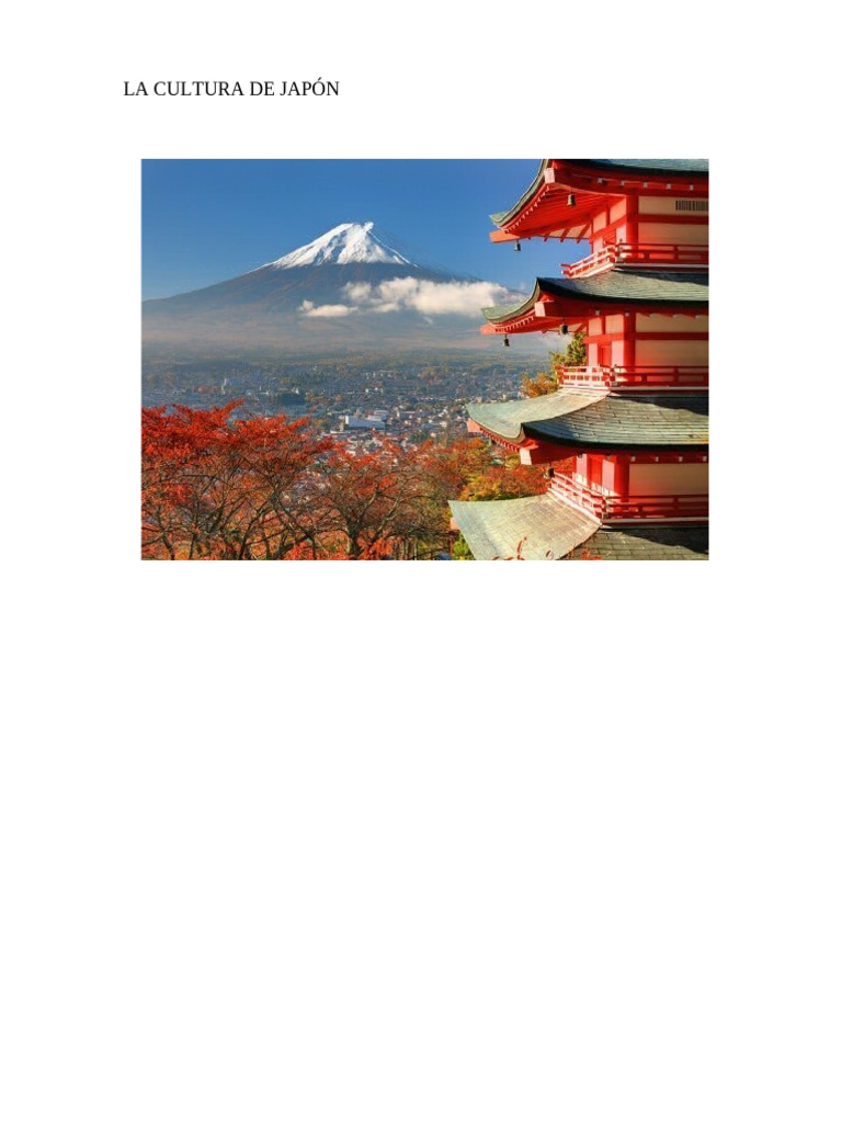 Cultura Japonesa: Tradición y Modernidad | PDF | Japón | sintoísmo