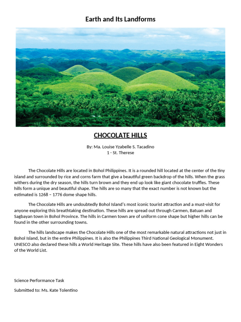 Earth and Its Landforms | PDF