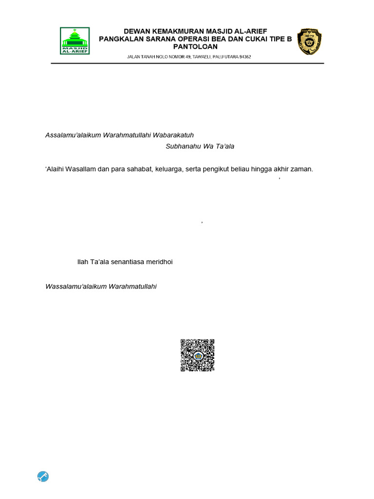 Undangan DKM UND-3 | PDF