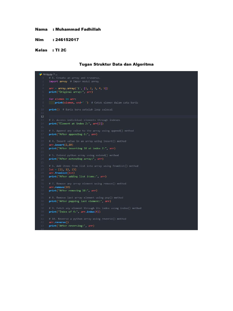 Tugas Struktur Data | PDF