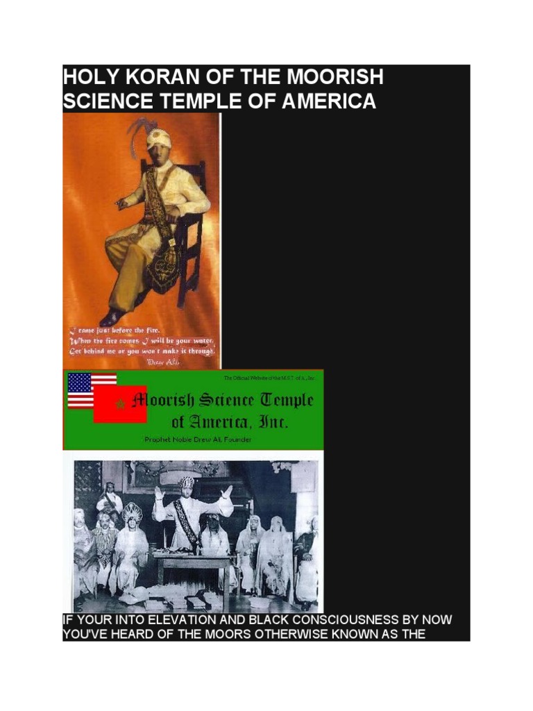Holy Koran of The Moorish Science Temple of America | PDF | Sacrifice ...